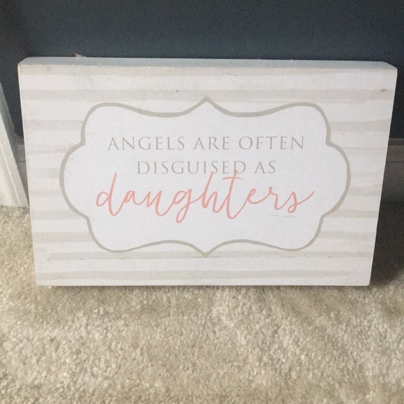 Accents | Wooden Box Sign For Daughters | Poshmark